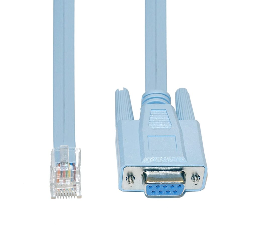 RJ45 to RS232 DB9 Serial Console Cable 1.5M – Mercy Electronics